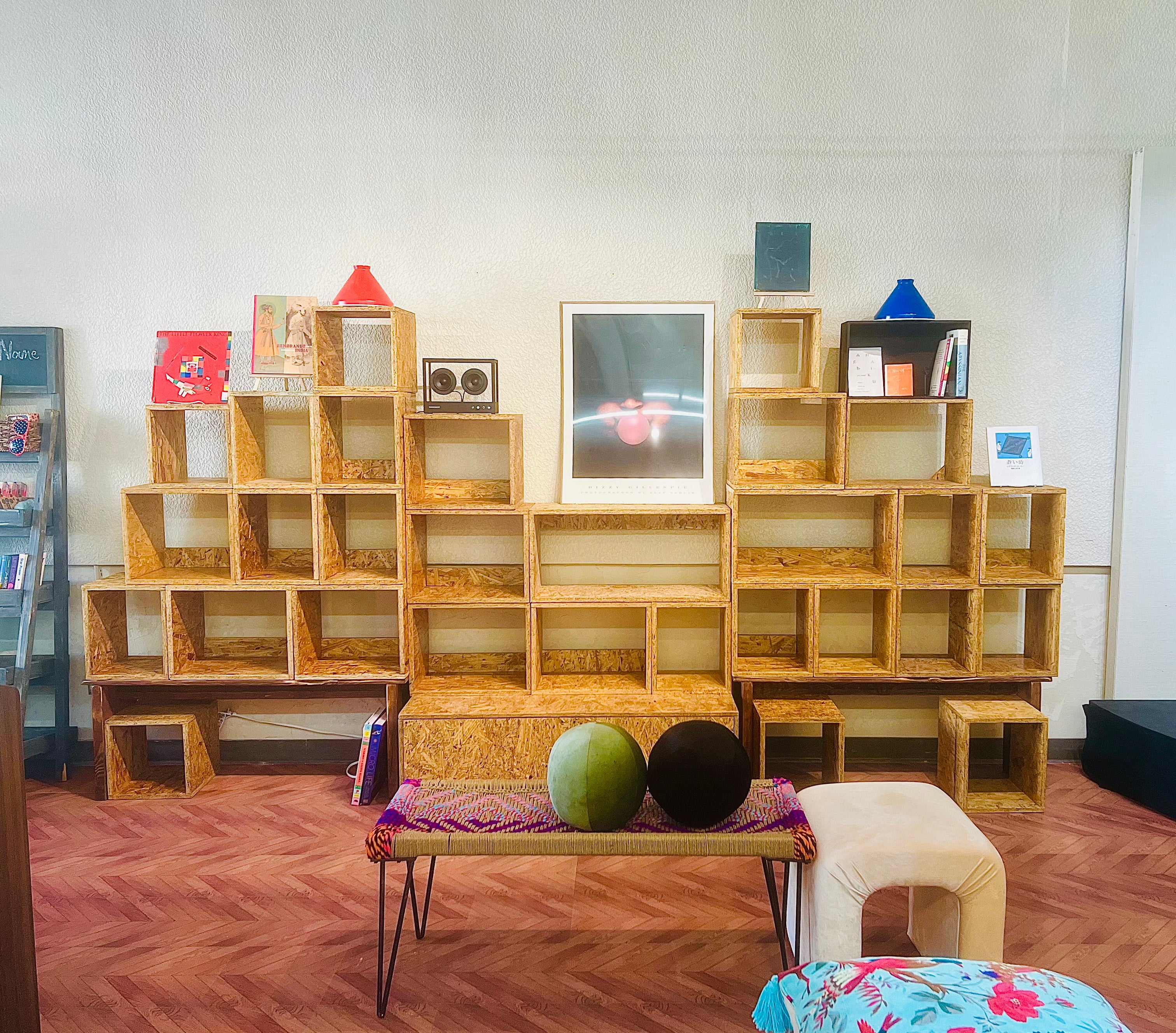 Curation Space – Empty Shelf at Mission Art Center