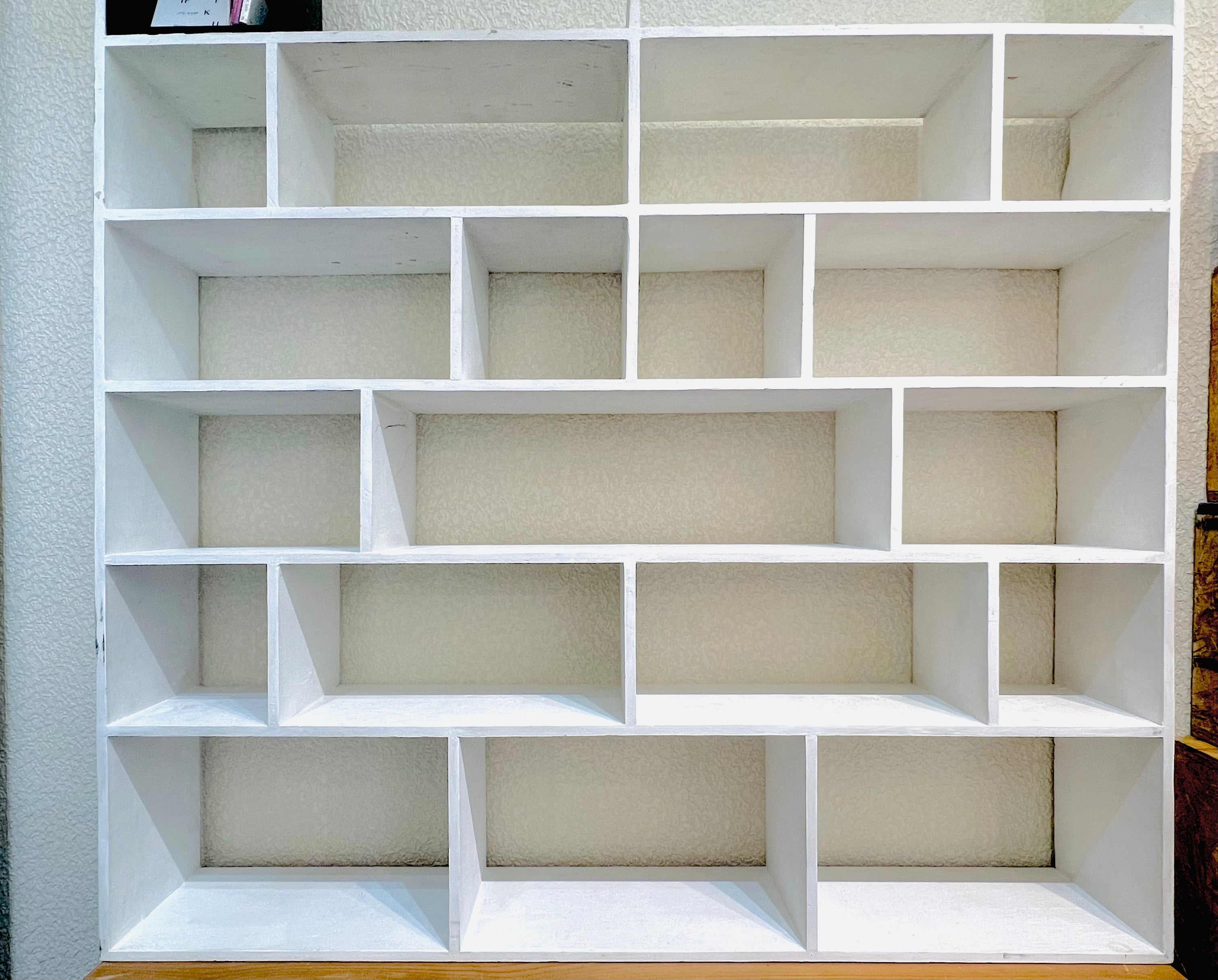 Curation Space – Empty Shelf at Mission Art Center